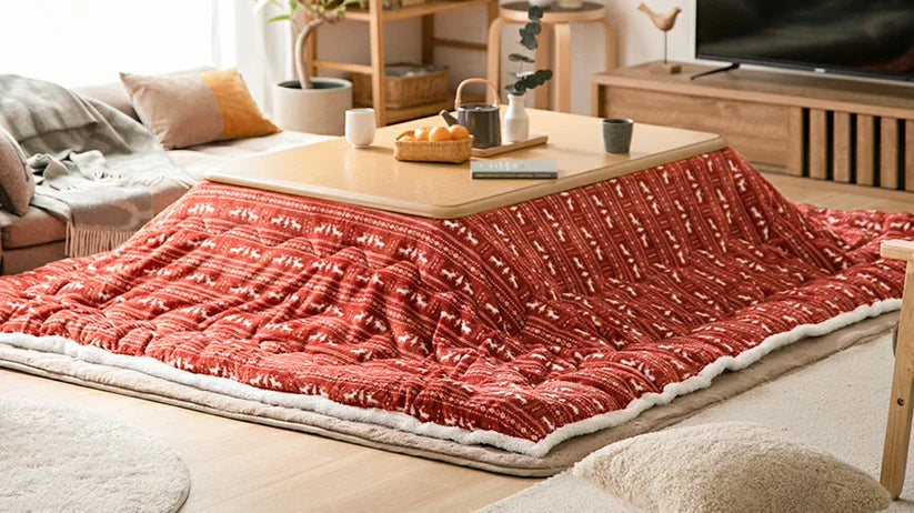 Nordic Red Kotatsu Table – Kotatsu Tables